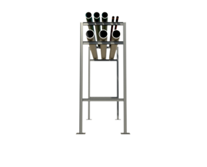 2-Tier Pipe Rack - ErectaRack