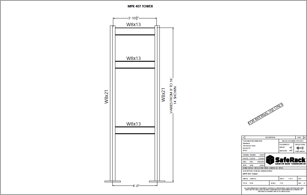 2-Tier Pipe Rack - ErectaRack