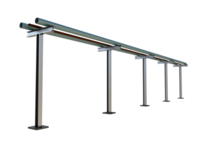 2-Tier Pipe Rack - ErectaRack