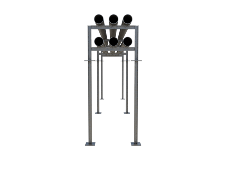 U-Frame Pipe Rack - ErectaRack