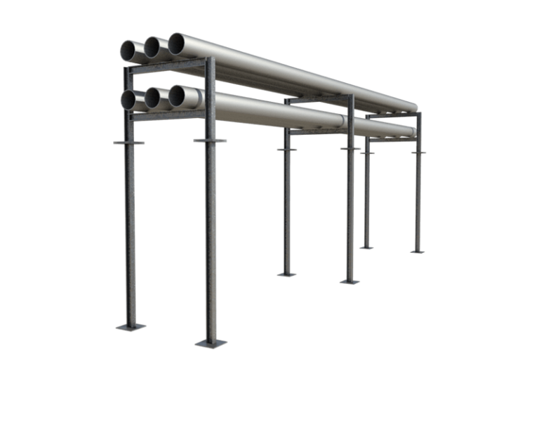 U-Frame Pipe Rack - ErectaRack